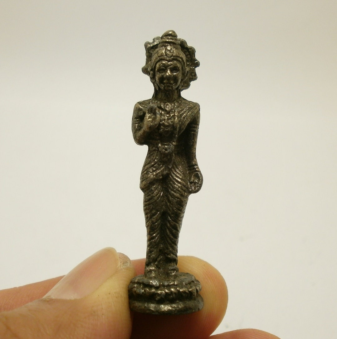 Mahalakshmi Mini Metal Statue Maa Laxmi Shri Lakshmi Devi Figurine ...