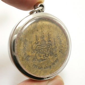 Phra LP Pern Sitting on Tiger Amulet 1 Magic Yant Blessed 1998 Wat ...