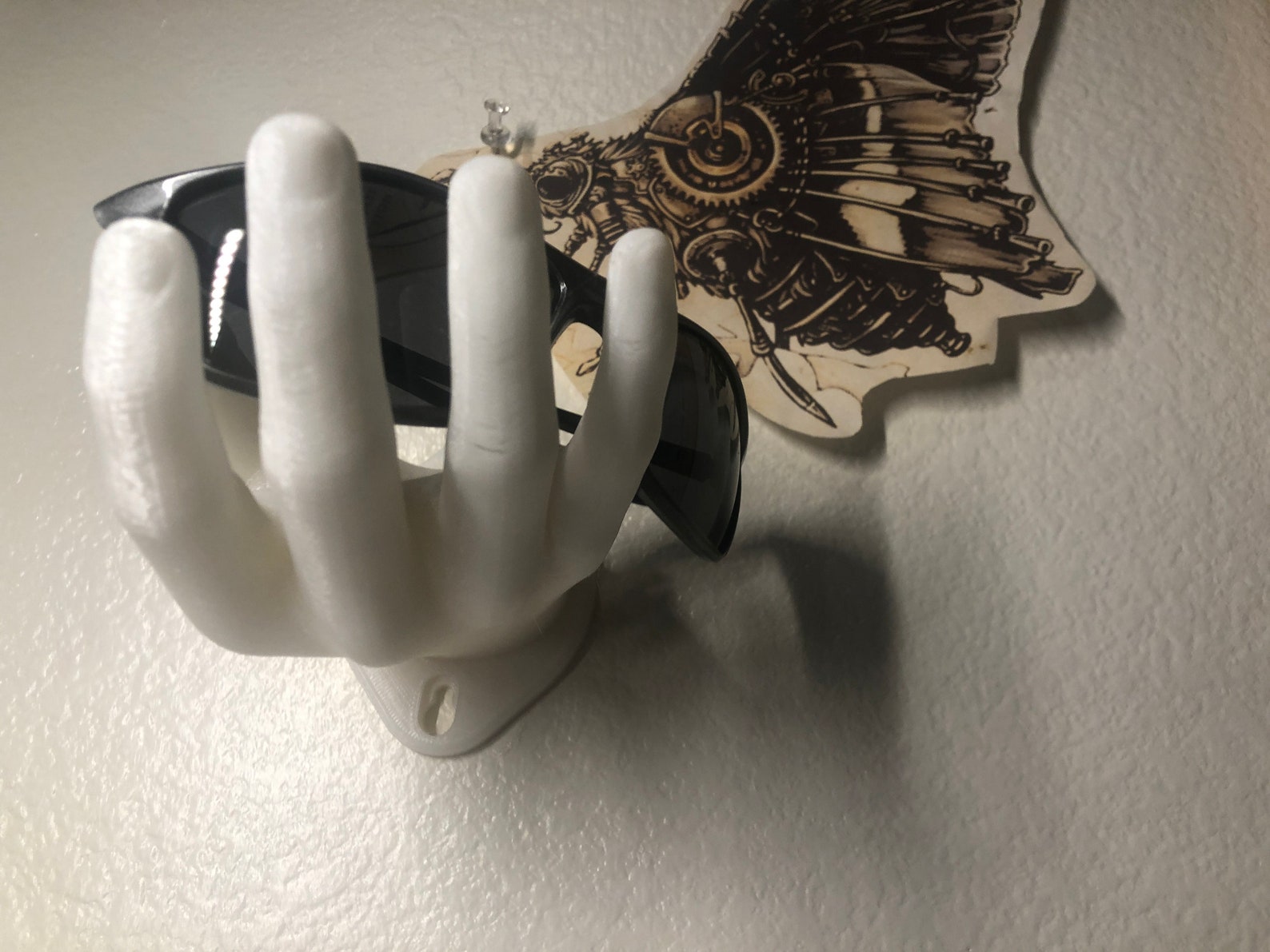 Helping Hand Wall Mounted Key Holder / Wallet Holder / Glasses - Etsy