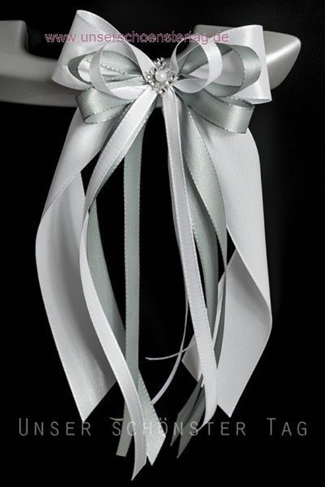 10 Pieces Antenna Loop Car Loop Car Jewelry Wedding SCH0110 Gray Silver ...