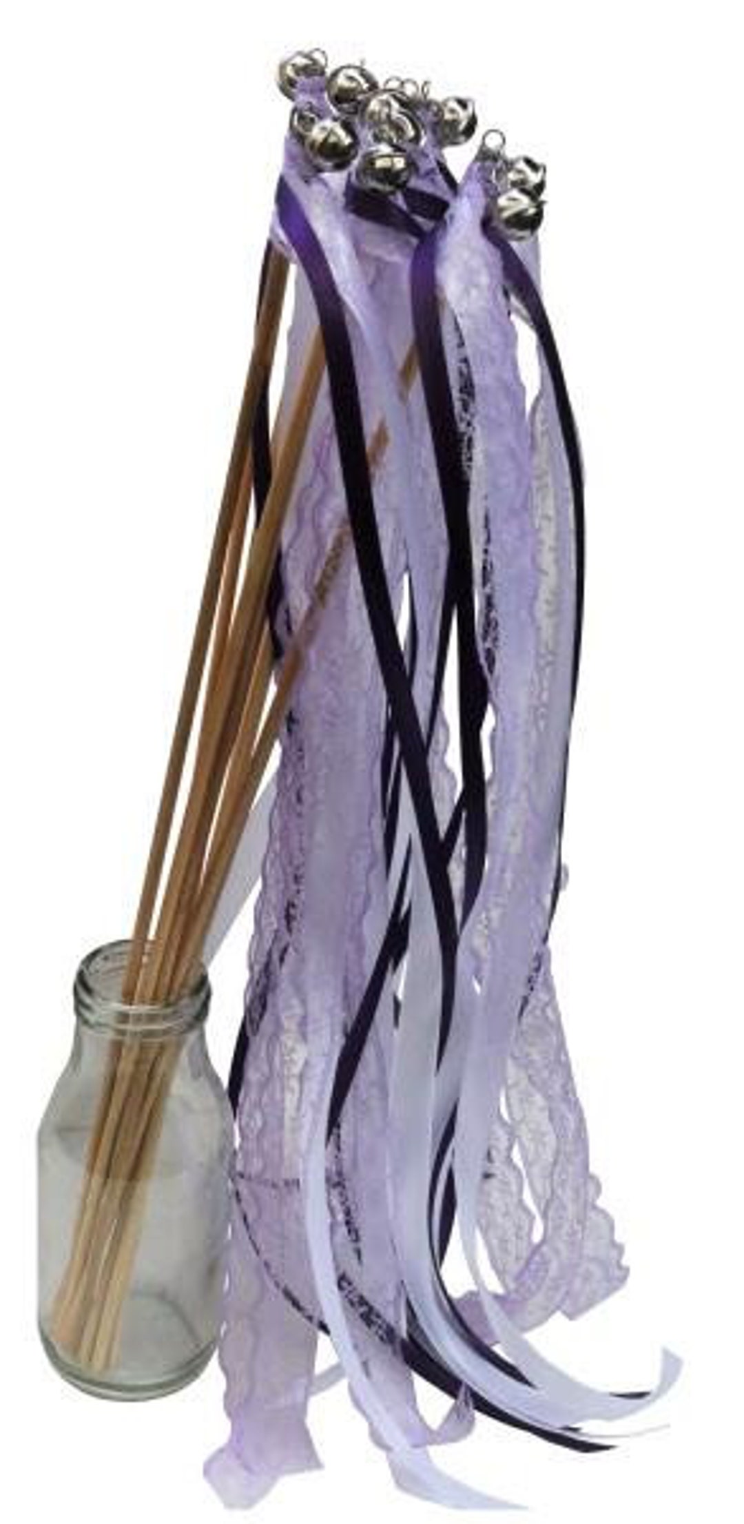 SPECIAL OFFER ** Wedding Wands With Lace Lilac Purple - 10 Pieces - Etsy