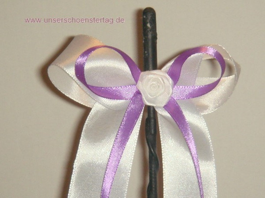 10 Pieces Antenna Loop Car Loop Car Decoration Wedding Lilac White ...