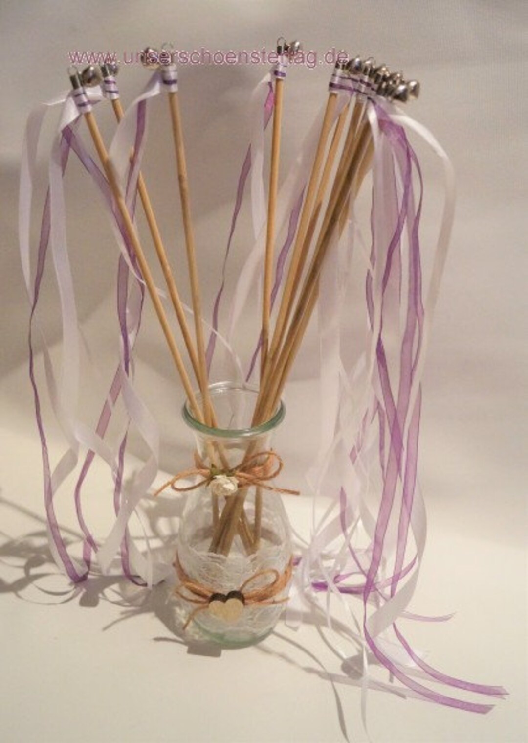 10 Wedding Wands With Bells Wedding Guests WW001 Purple - Etsy