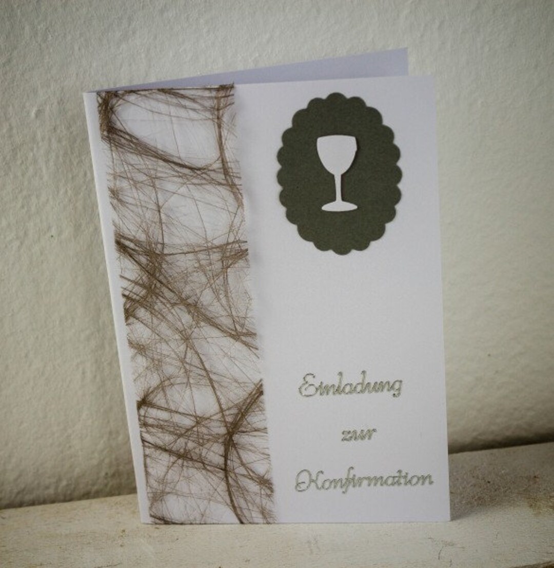 10 X Invitation Card Confirmation Invitations KK040 Grey - Etsy