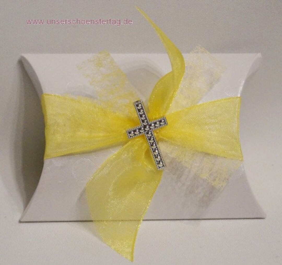 Favors Almonds CROSS Wedding Baptism Communion GG0089 Yellow - Etsy