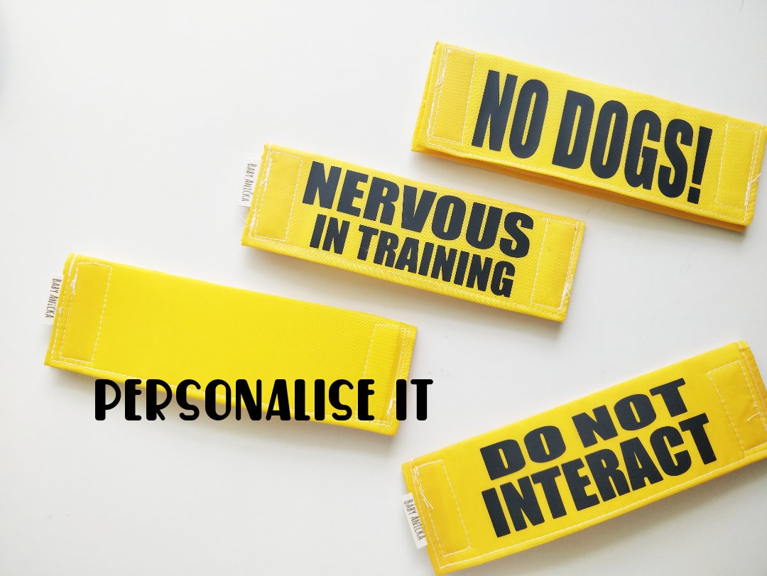 Personalised Water Resistant Dog Reactive Lead Sleeve /reactive Dog ...