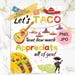 Teacher Appreciation Lets Taco Bout How Much We Appreciate You! - Etsy