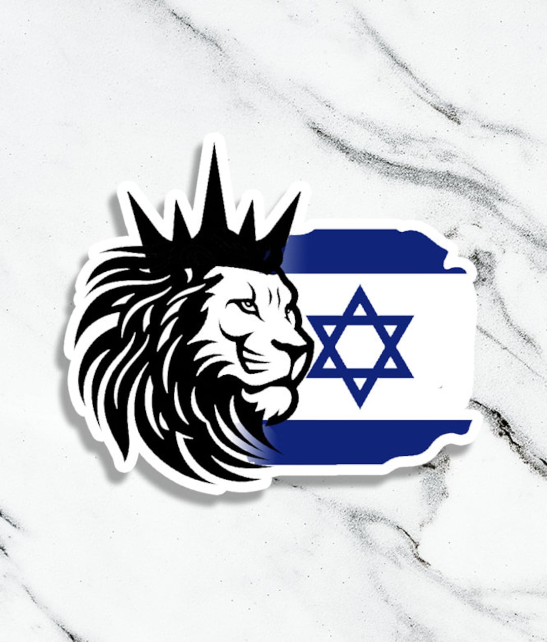 Lion of Judah Sticker | Judea Israel Decal Sticker L Protective Jewish ...
