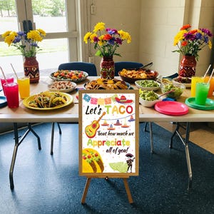 Teacher Appreciation Lets Taco Bout How Much We Appreciate You! - Etsy