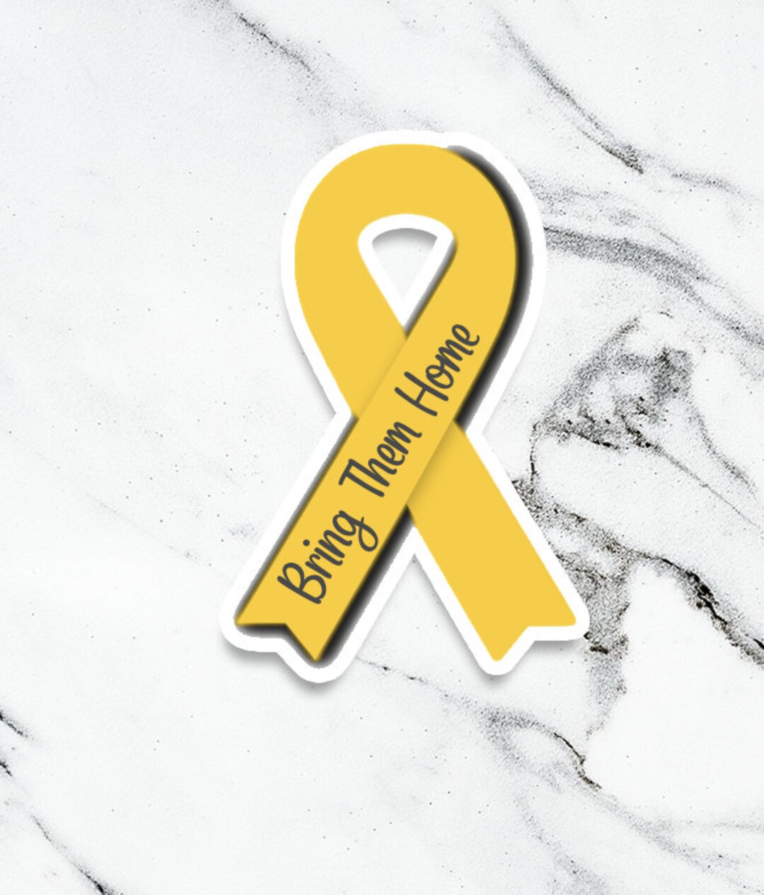 Bring Them Home: Yellow Ribbon IDF Support Vinyl Sticker for Israel ...