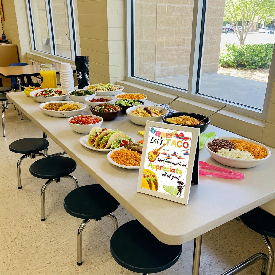 Teacher Appreciation Lets Taco Bout How Much We Appreciate You! - Etsy