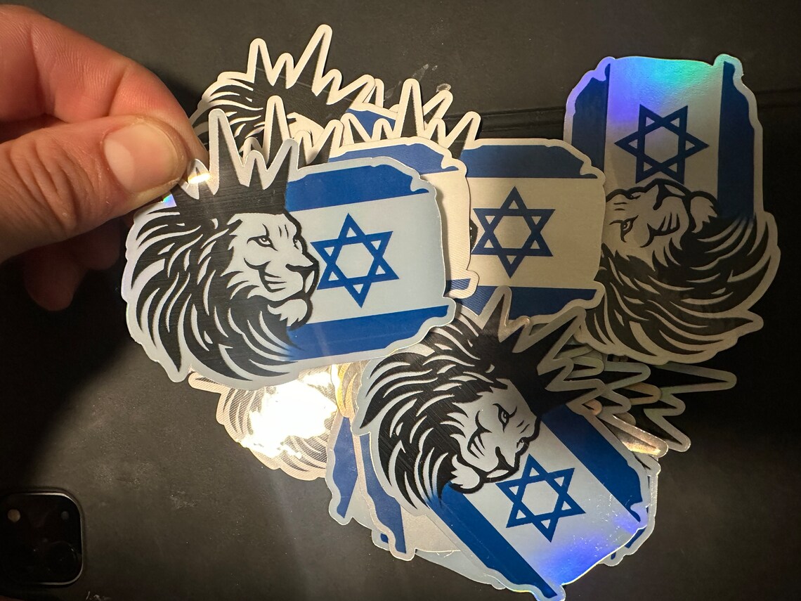 Lion of Judah Sticker | Judea Israel Decal Sticker L Protective Jewish ...