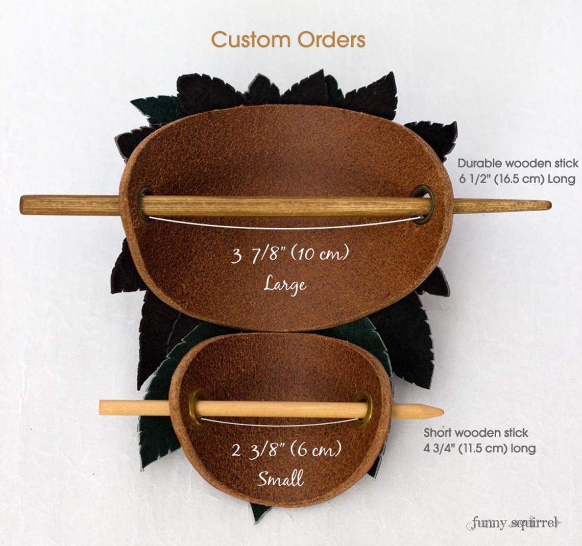 Custom Order Custom Hair Stick Barrette Made to Order - Etsy