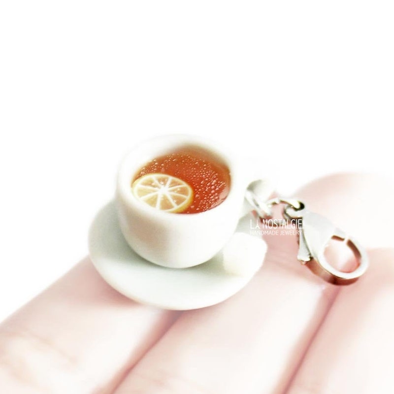 Tea Cup Charm - Etsy