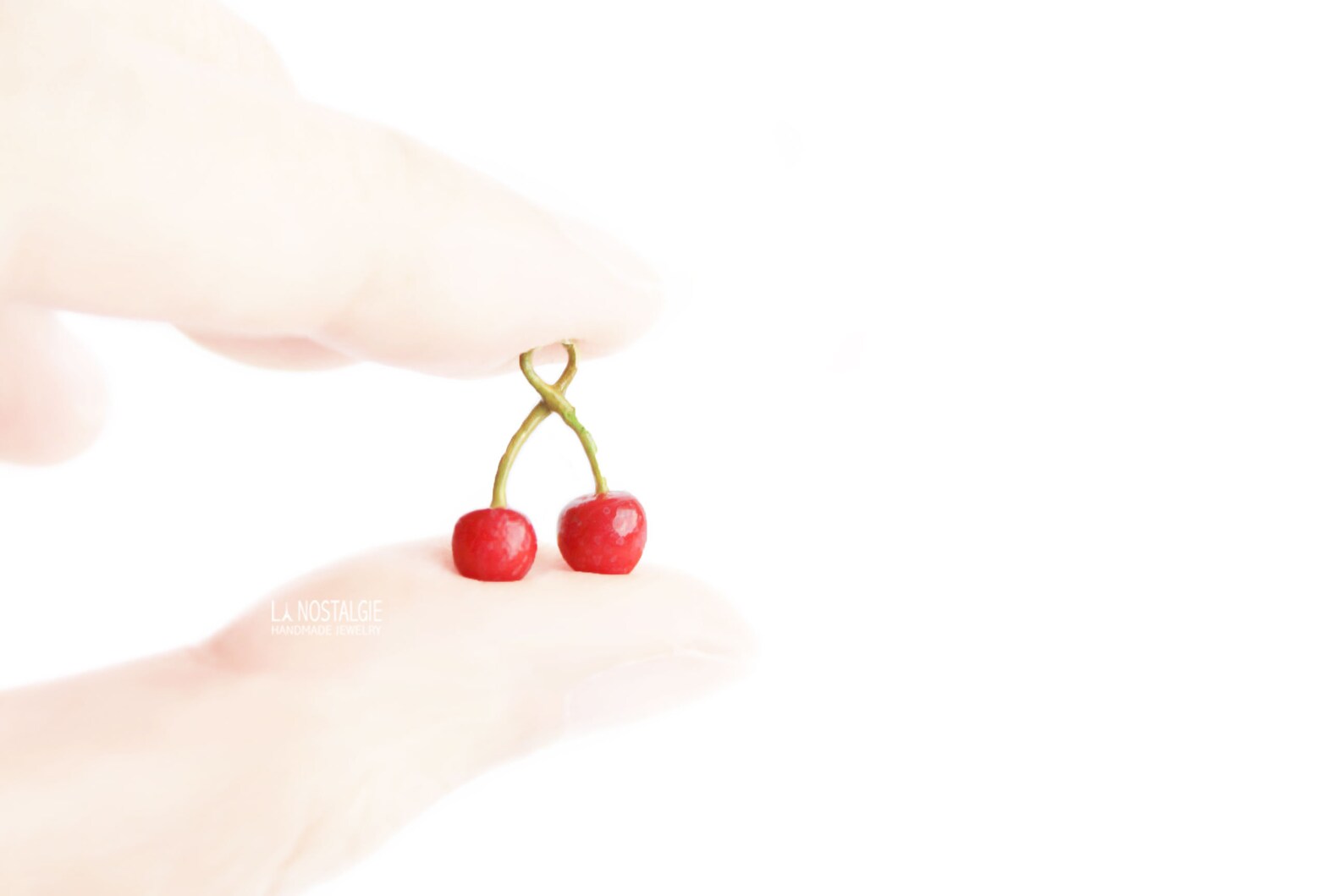 Cherry Tiny Red Cherries Small Fruit Dangle Earrings Jewelry - Etsy