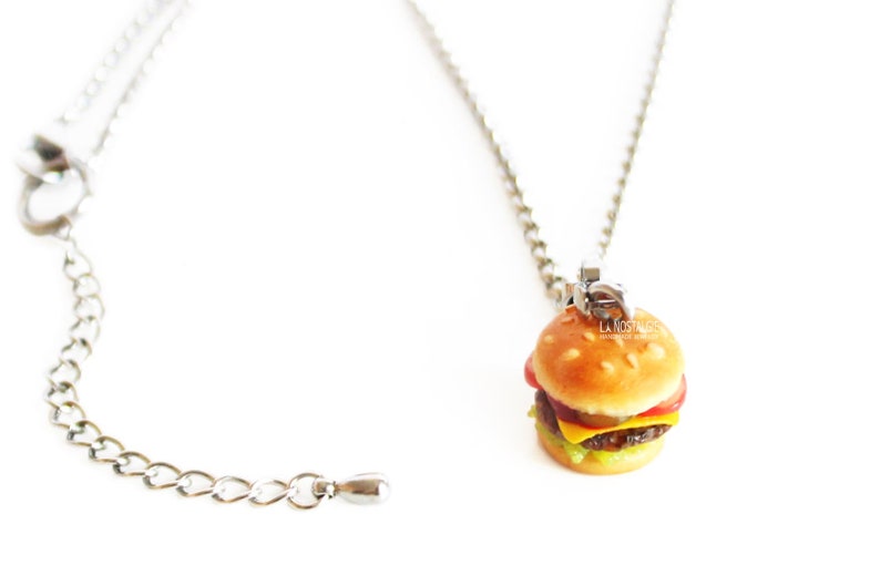 Burger Ring Statement Stackable Rings Summer Fries Fast Food | Etsy