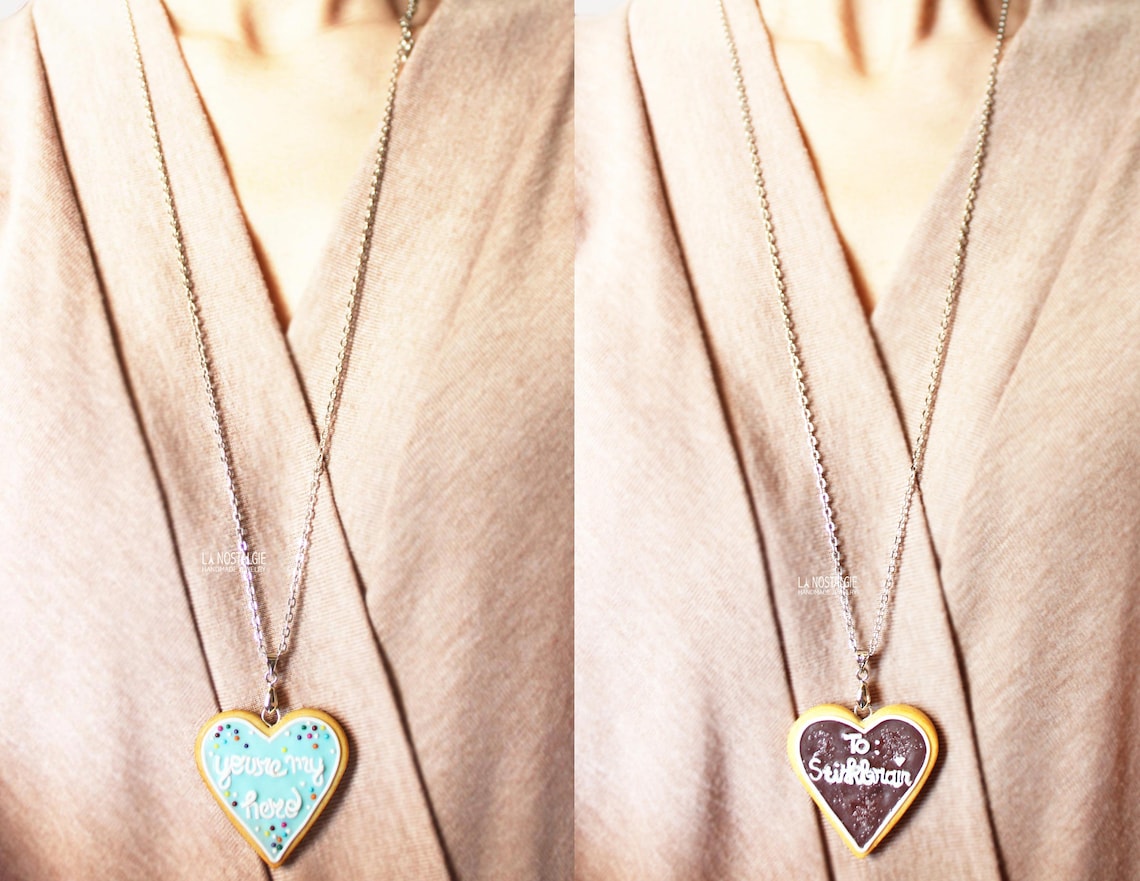 Superhero Necklace Super Hero Jewelry Love Long Pendant | Etsy