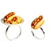 Hot Dog Ring,silver Stacking Rings,statement Rings for Women,food ...