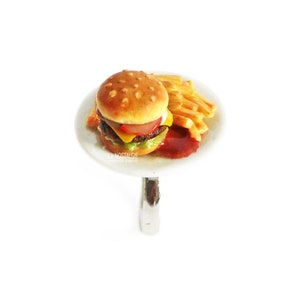 Hot Dog Ring,silver Stacking Rings,statement Rings for Women,food ...