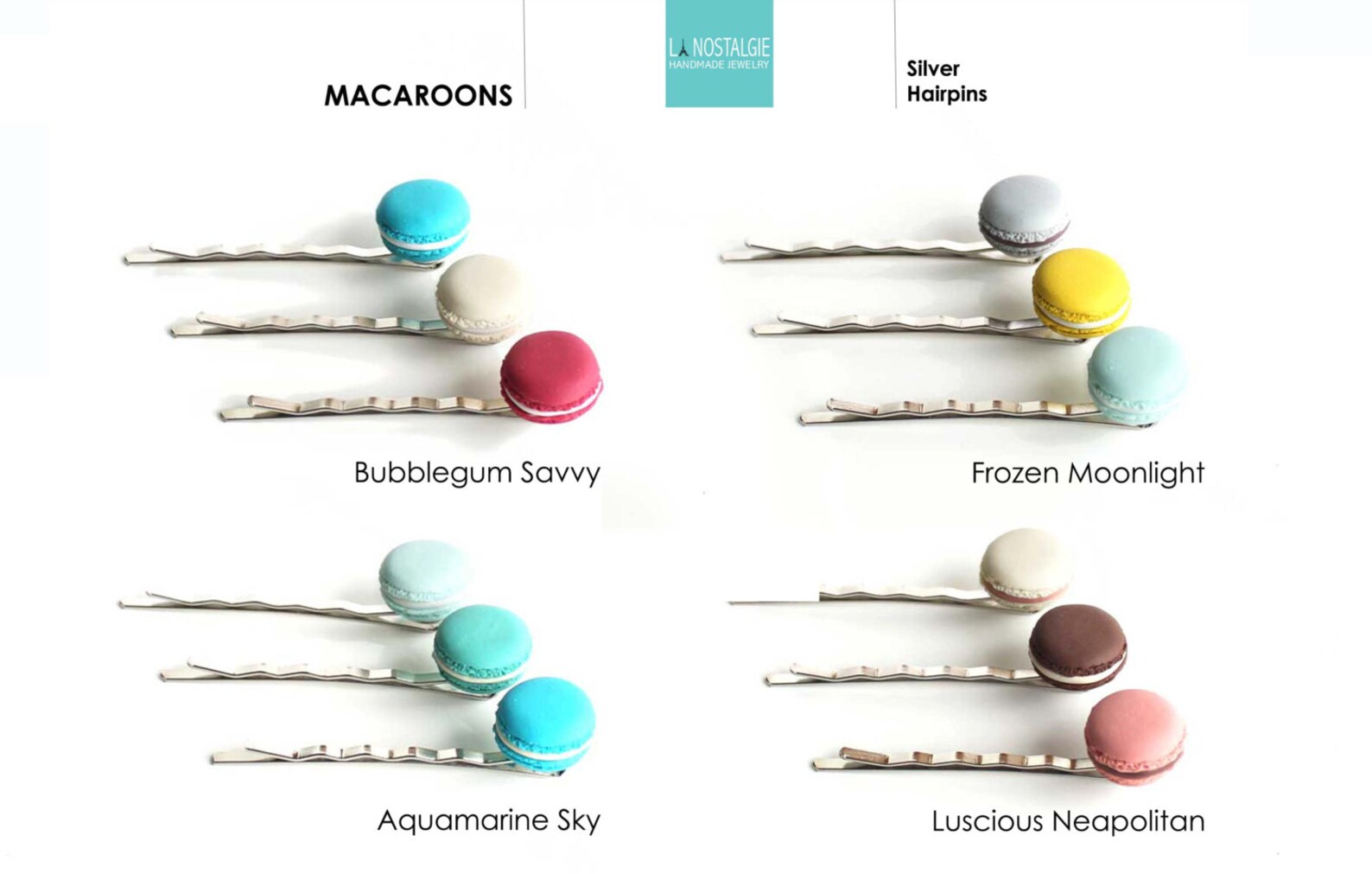 Macaron Hair Clip,macaron Accessory,macaroon Accessories,macaroon ...