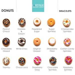 Donut Wire Bangle Minimalist Coffee Charm Bracelet Jewelry Gifts - Etsy