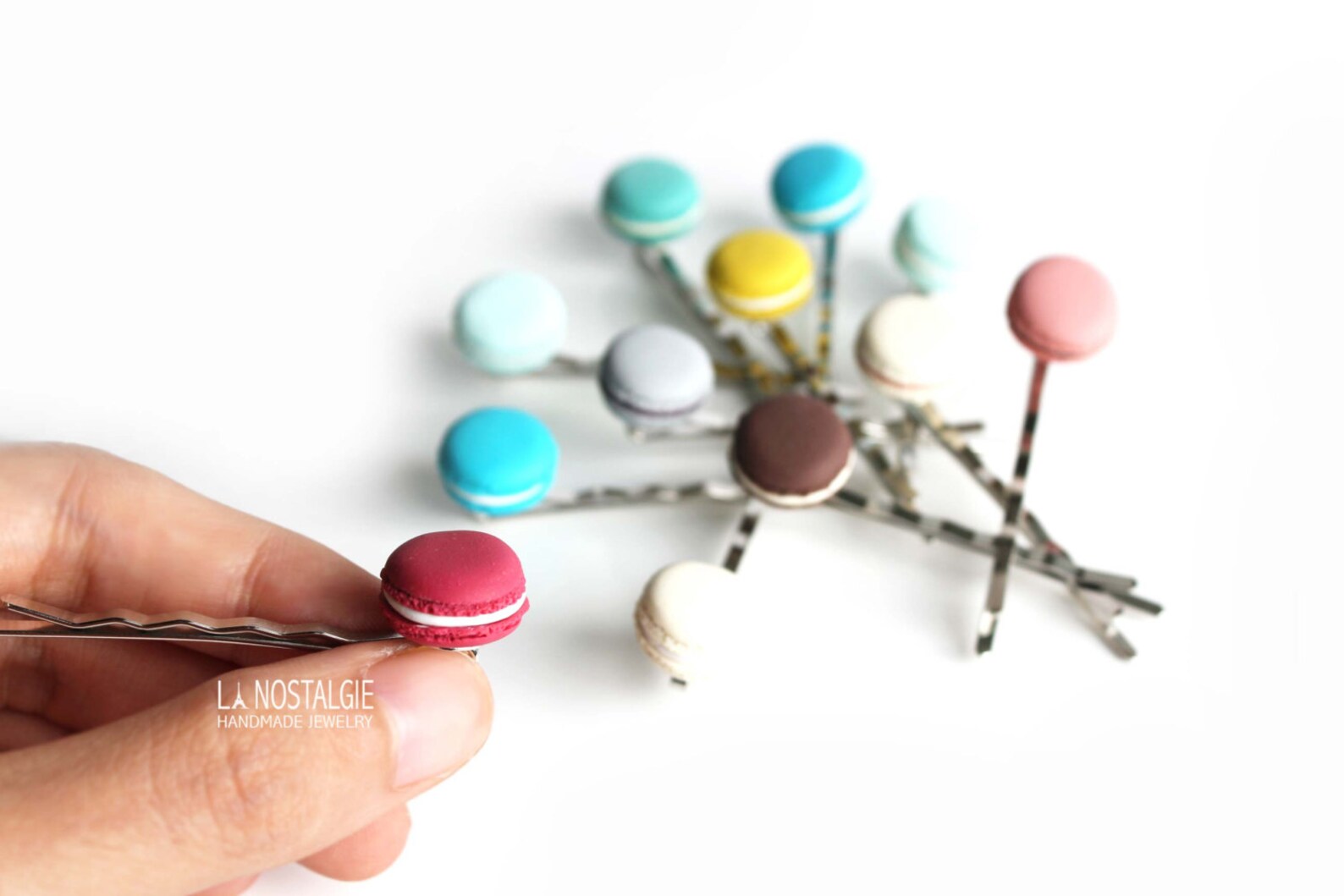 Macaron Hair Clip,macaron Accessory,macaroon Accessories,macaroon ...