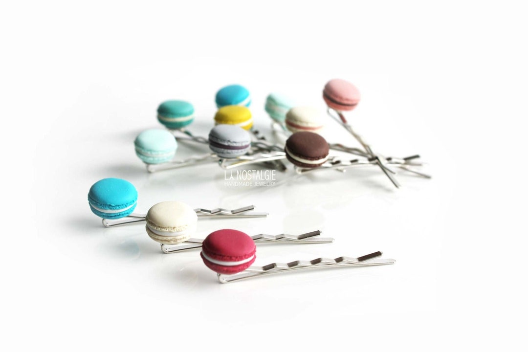 Macaron Hair Clip,macaron Accessory,macaroon Accessories,macaroon ...