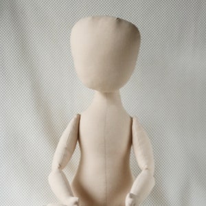 Tutorial+pattern Doll Body 24in/61cm Cloth Doll Pattern Ragdoll Pattern ...