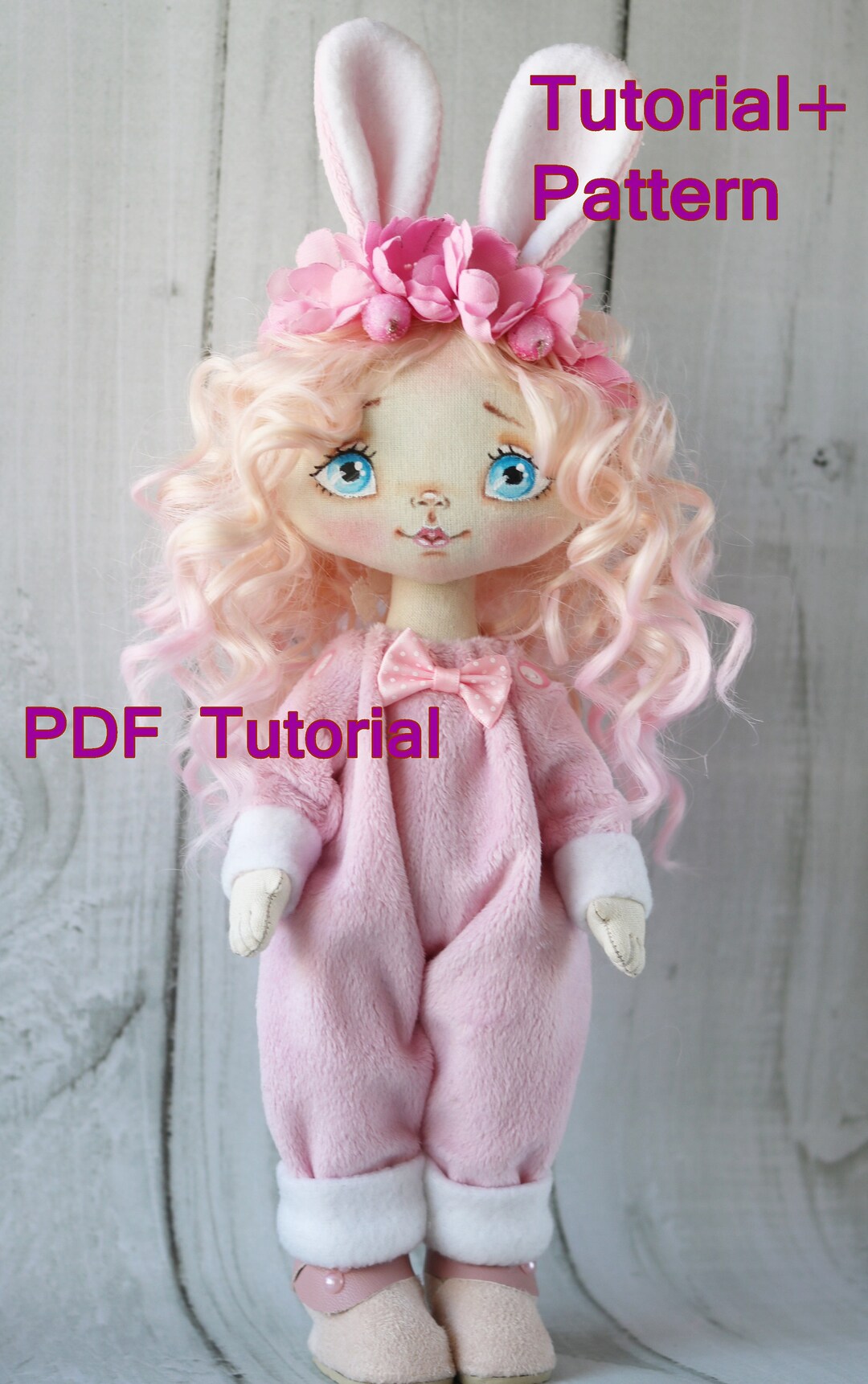 Doll Making Tutorial + Pattern PDF Cloth Doll - Etsy