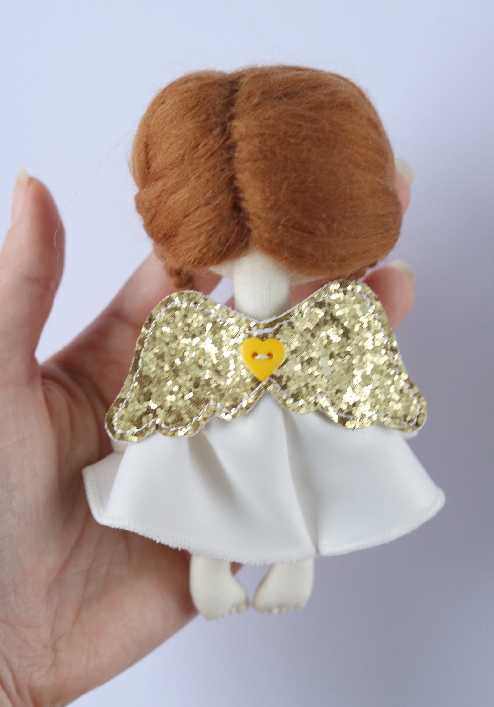 Miniature Handmade Doll. Cloth Art Dolls. Fabric Doll for | Etsy