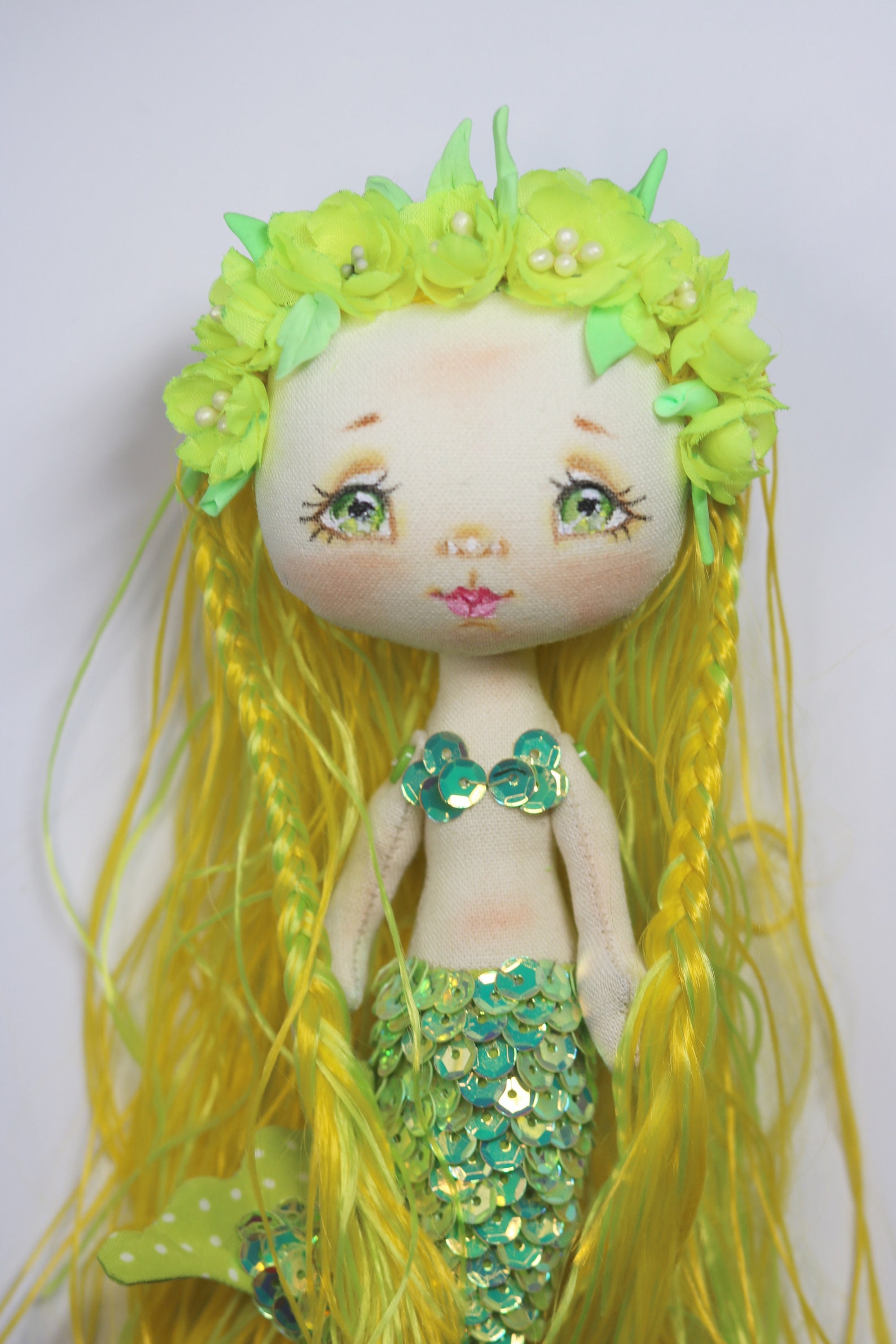 Mini Doll Handmade. Cloth Art Dolls. Textile Doll for - Etsy