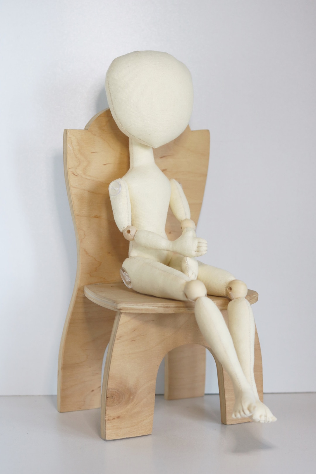 Cloth Doll Body 33cm/13in Blank Ball Jointed Doll Doll Making Handmade ...