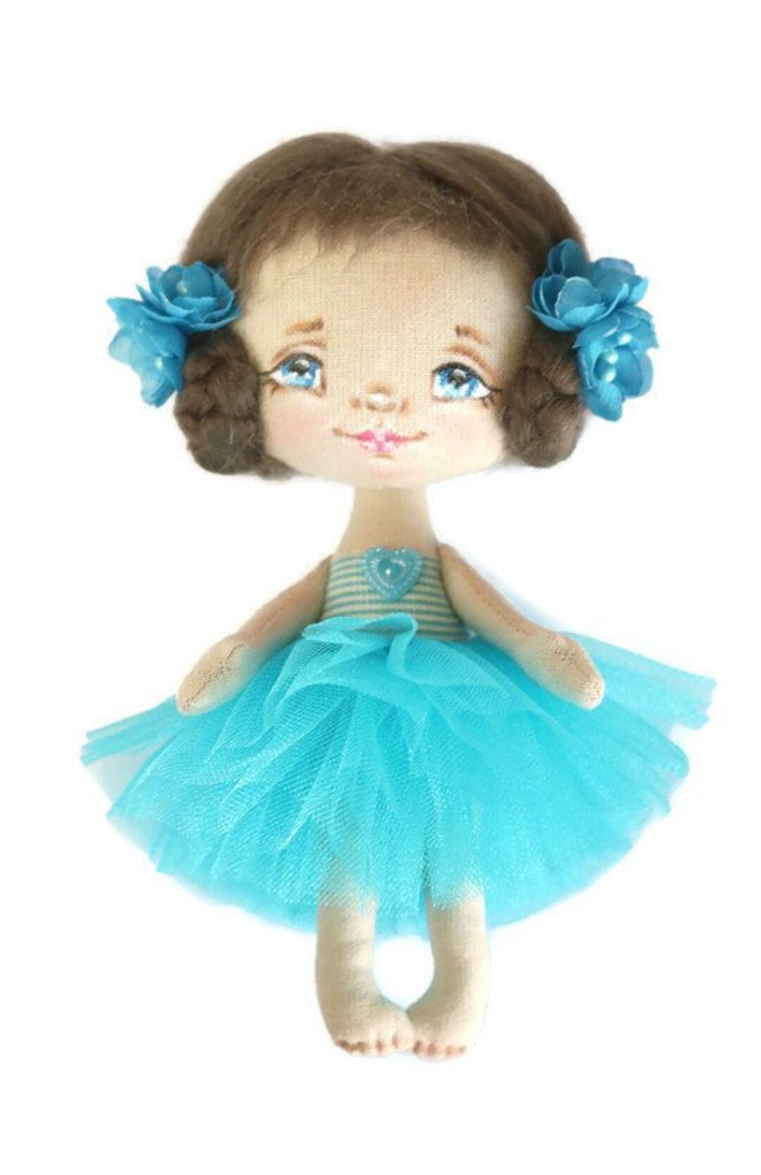 Doll Mini Ballerina Miniature Handmade Doll for Bridesmaids. Gift ...
