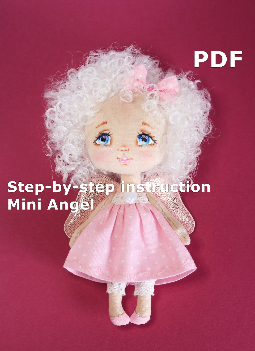DIY Cloth Angel Mini Doll Tutorial Learn - Etsy