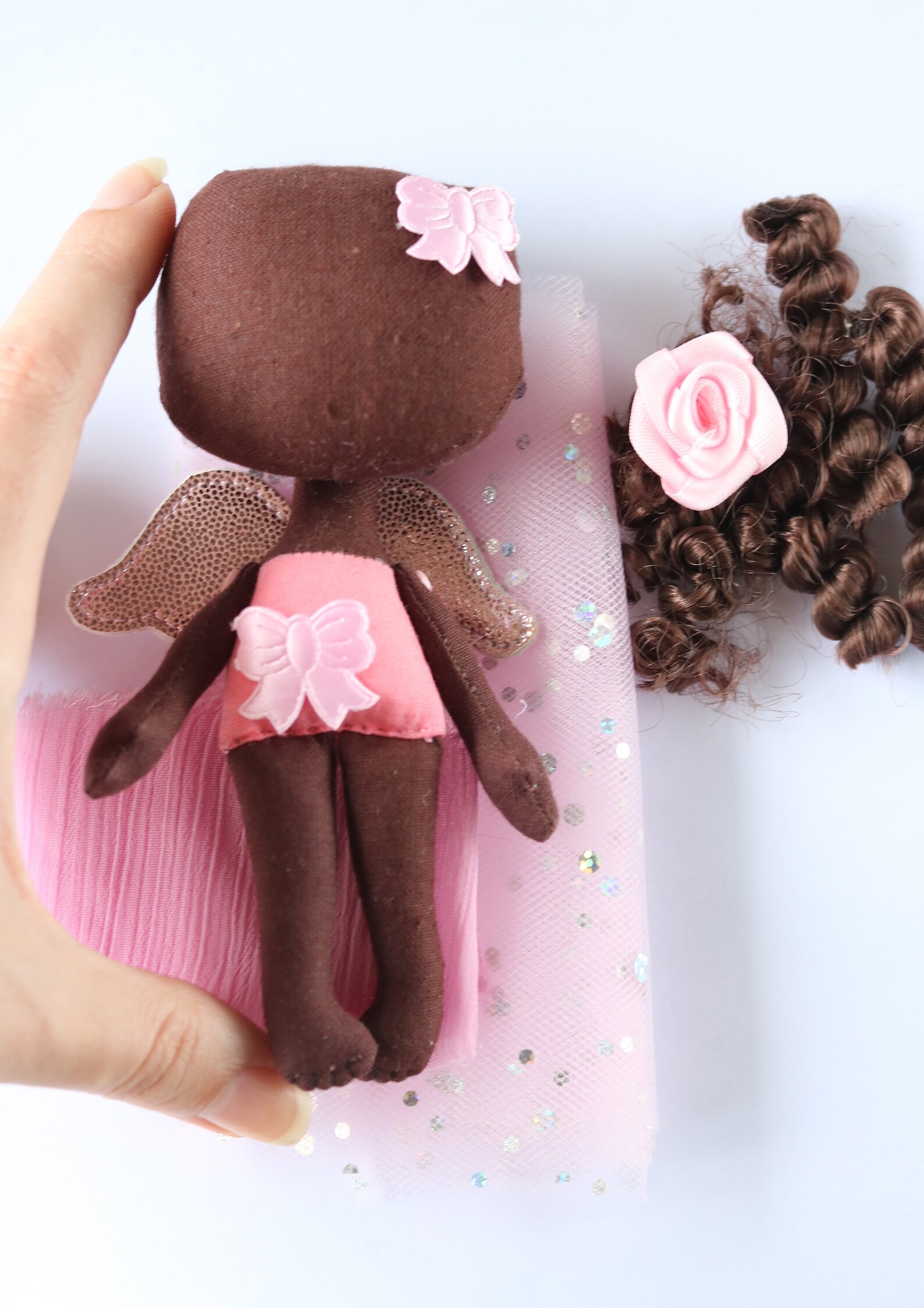 Doll Making Kit Textile Mini Doll Craft Doll Body Making Doll - Etsy