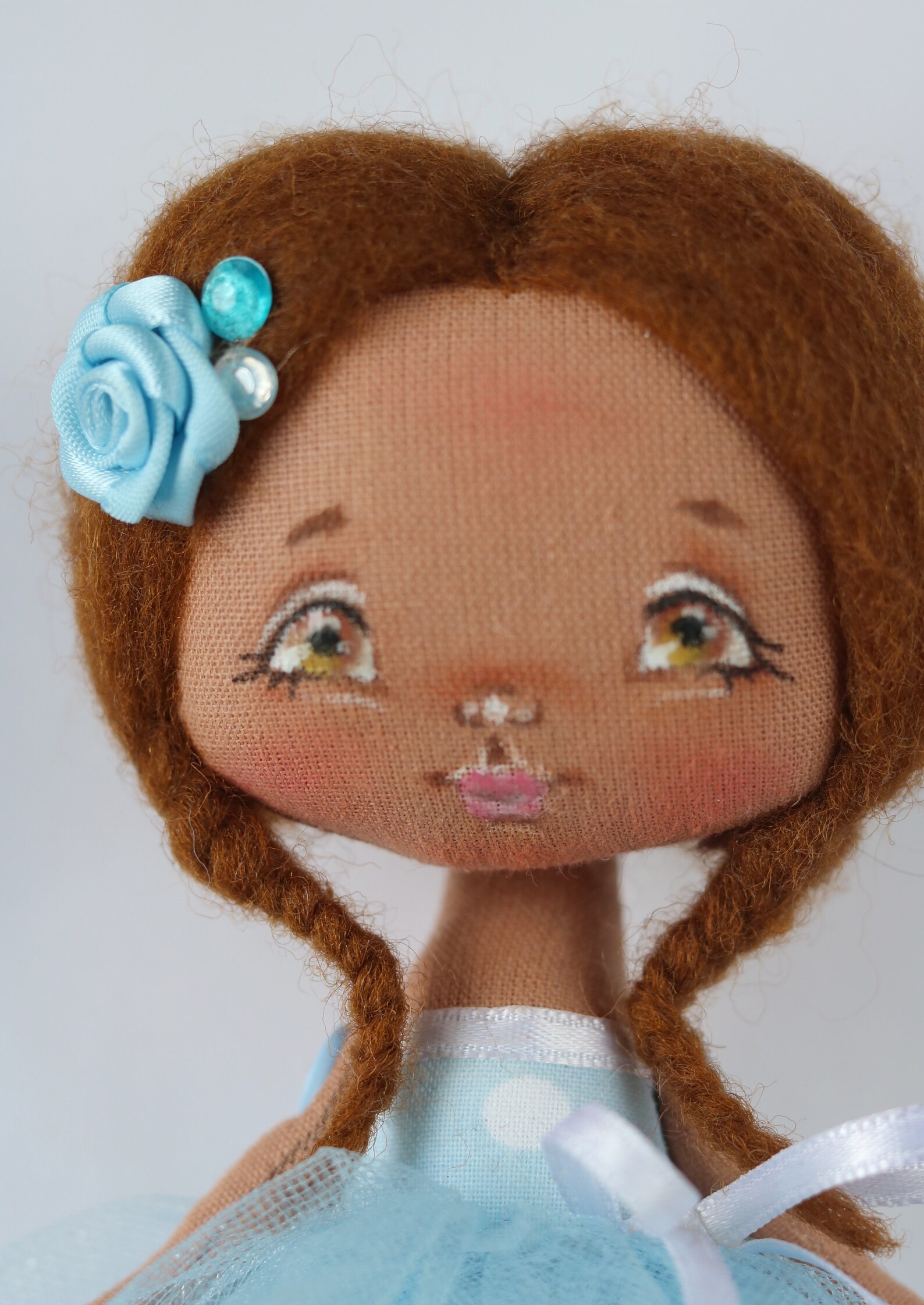 Mini Cloth Doll. Textile Handmade Toy. Little Doll. | Etsy