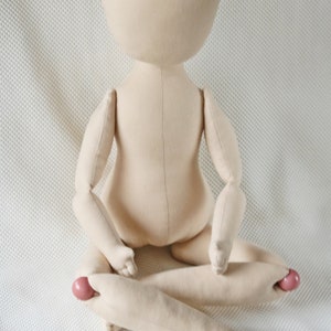 Tutorial+pattern Doll Body 24in/61cm Cloth Doll Pattern Ragdoll Pattern ...