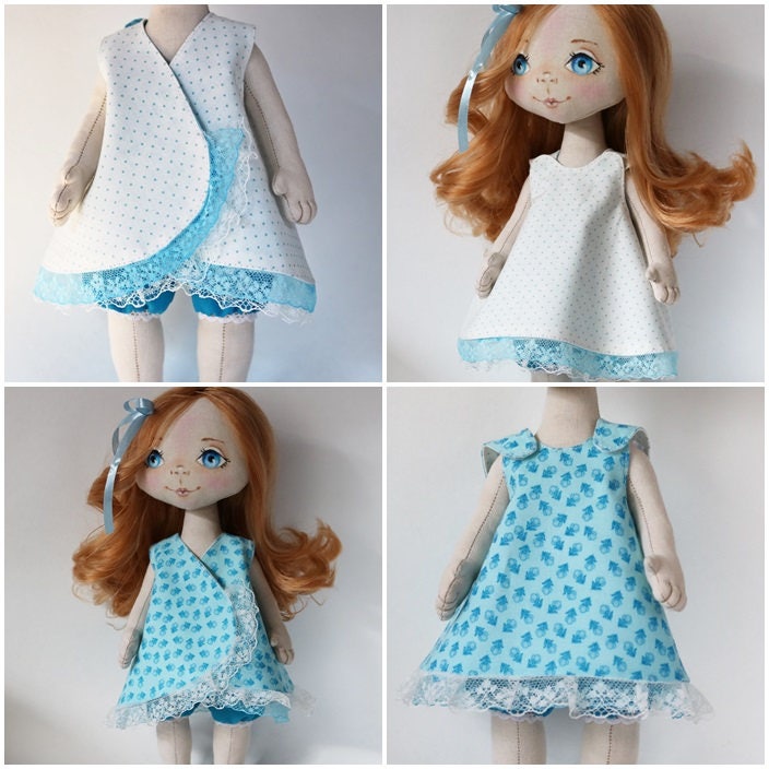 PDF Dress for Doll Patterntutorial Cloth Doll Pattern PDF | Etsy