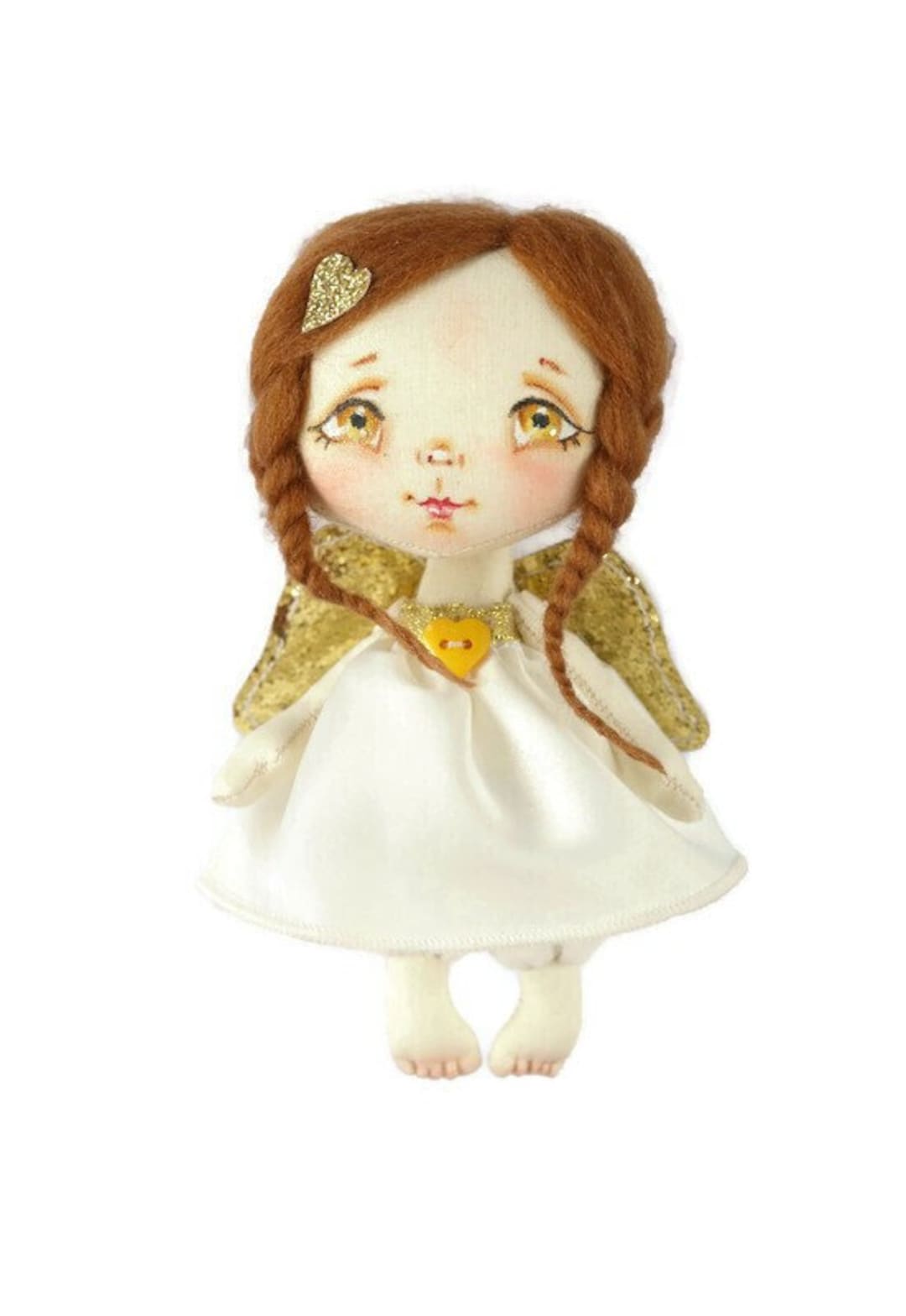 Miniature Handmade Doll. Cloth Art Dolls. Fabric Doll for Children ...