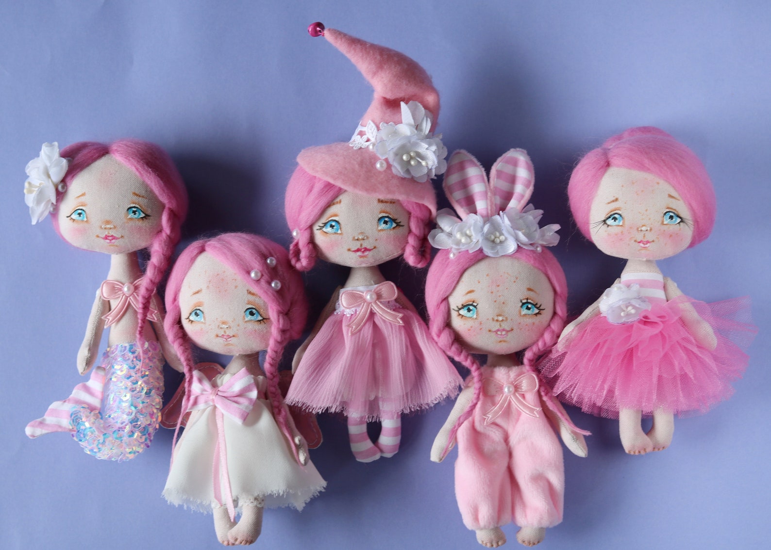 Miniature Handmade Doll Gift for Bridesmaids Tiny Doll | Etsy