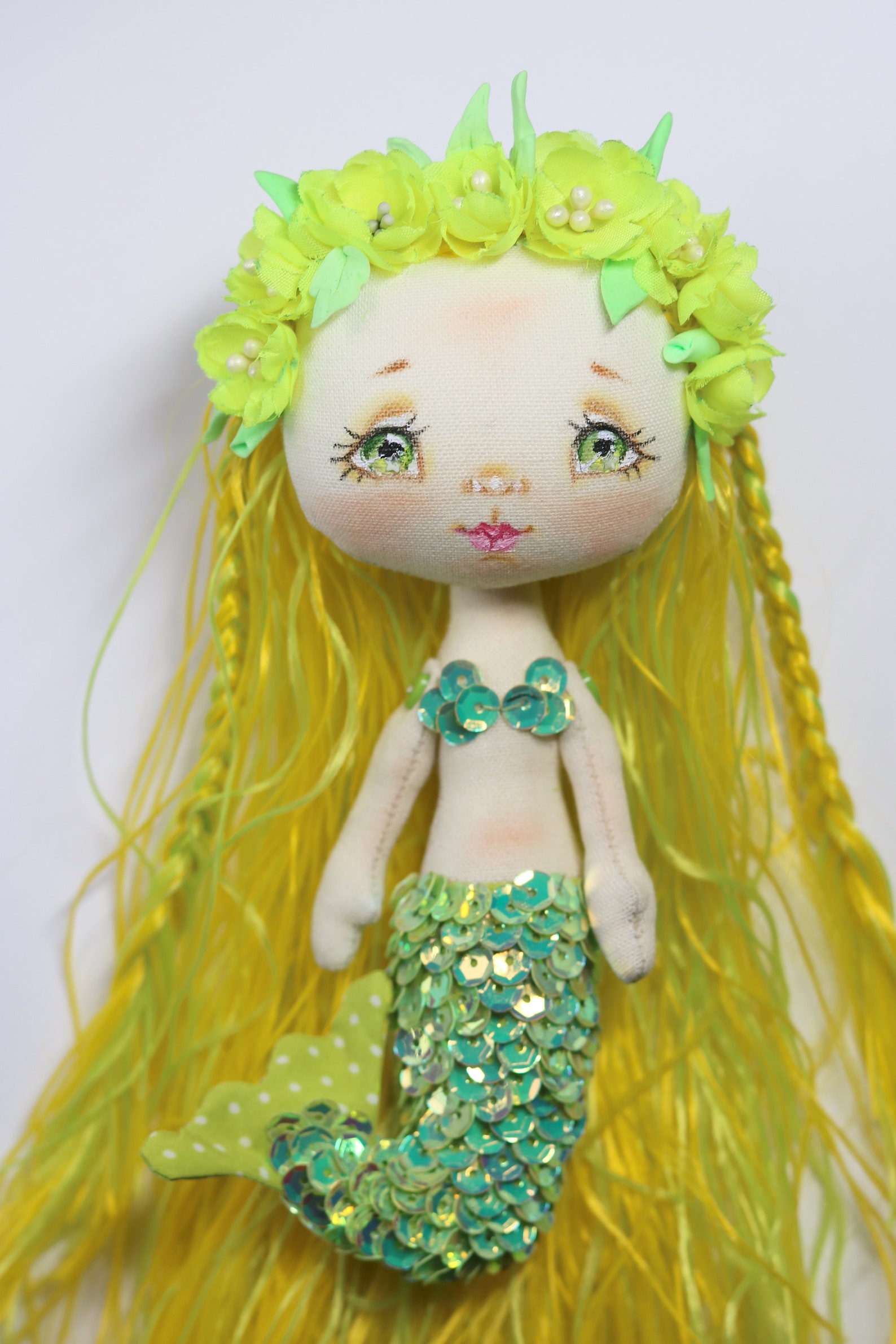 Mini Doll Handmade. Cloth Art Dolls. Textile Doll for - Etsy