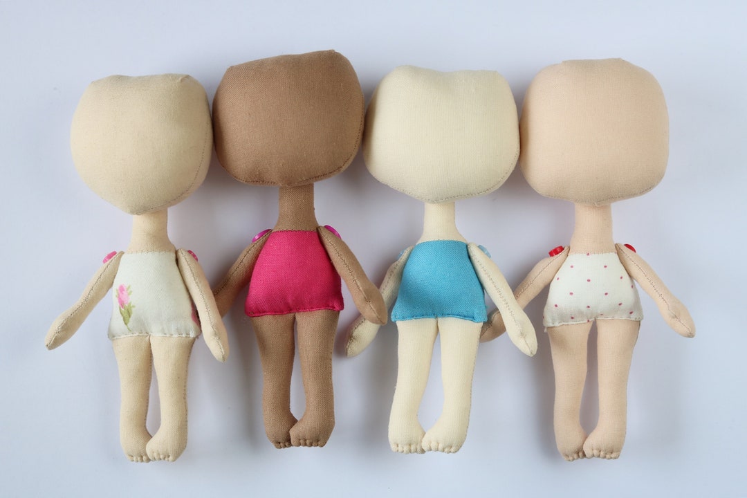 Unfinished DIY Doll, Textile Doll Body, Blank Doll Body Handmade, Soft ...