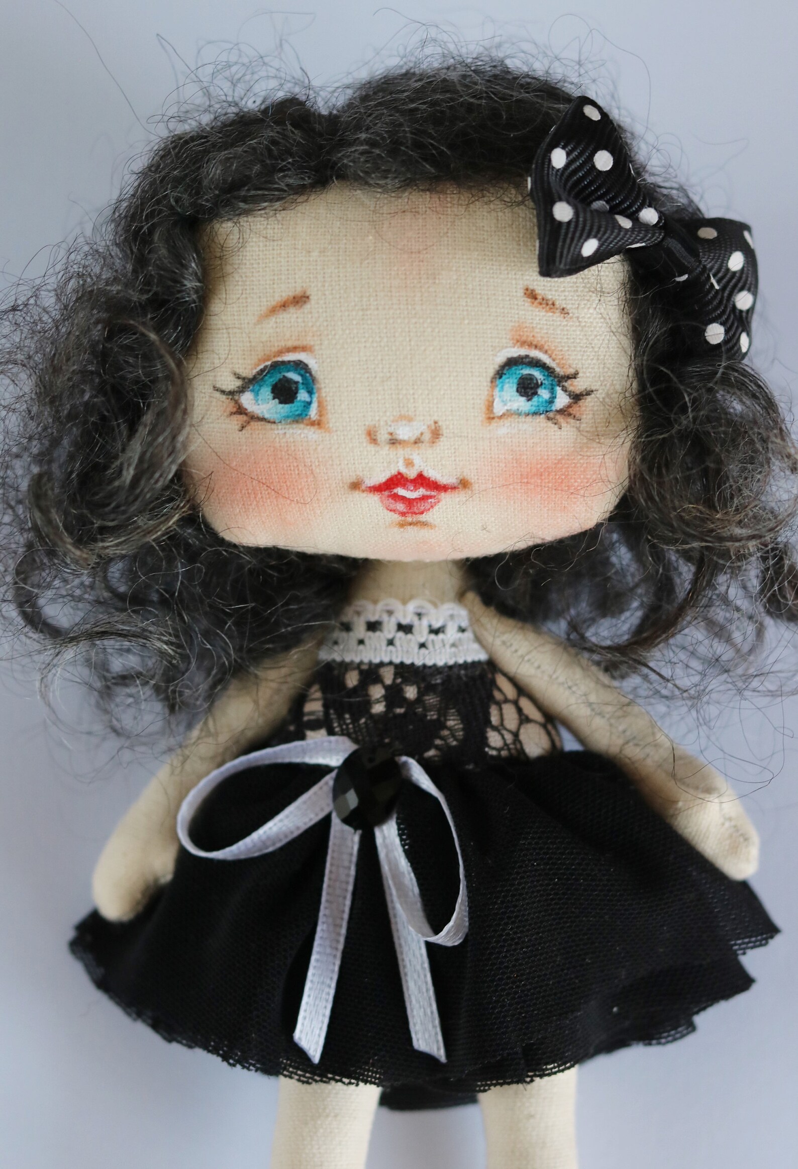 Miniature Cloth Art Doll. Fabric Doll. Textile Doll for - Etsy