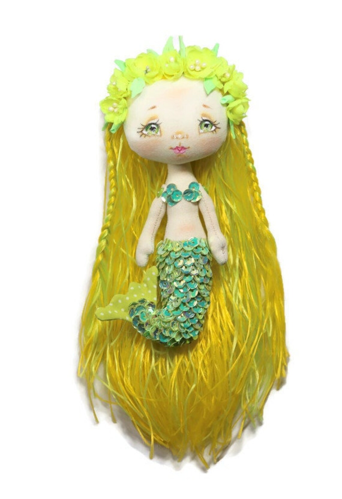 Mini Doll Handmade. Cloth Art Dolls. Textile Doll for - Etsy