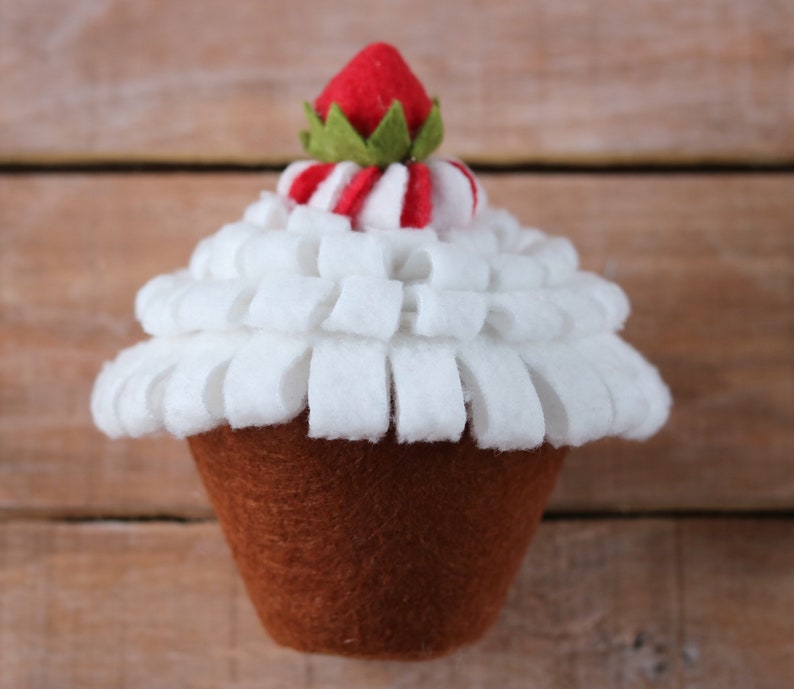 DIY Felt Food Patterntutorial Felt Cupcake Toy of Felt for - Etsy