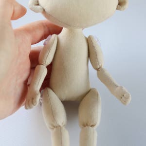 PDF Tutorial+pattern Body Doll 23cm/9in Cloth Doll Pattern Sewing Rag ...