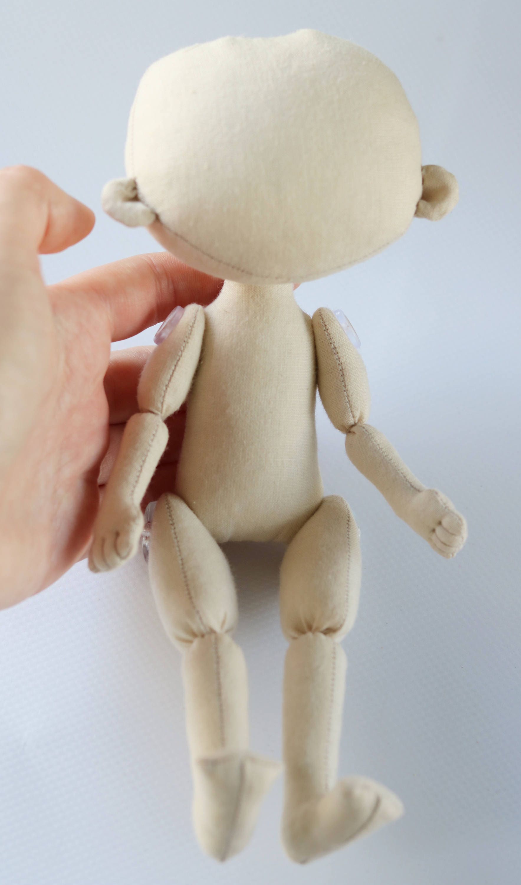 Cloth Rag Doll Pattern, 9-inch Posable Body (PDF Tutorial) - Etsy