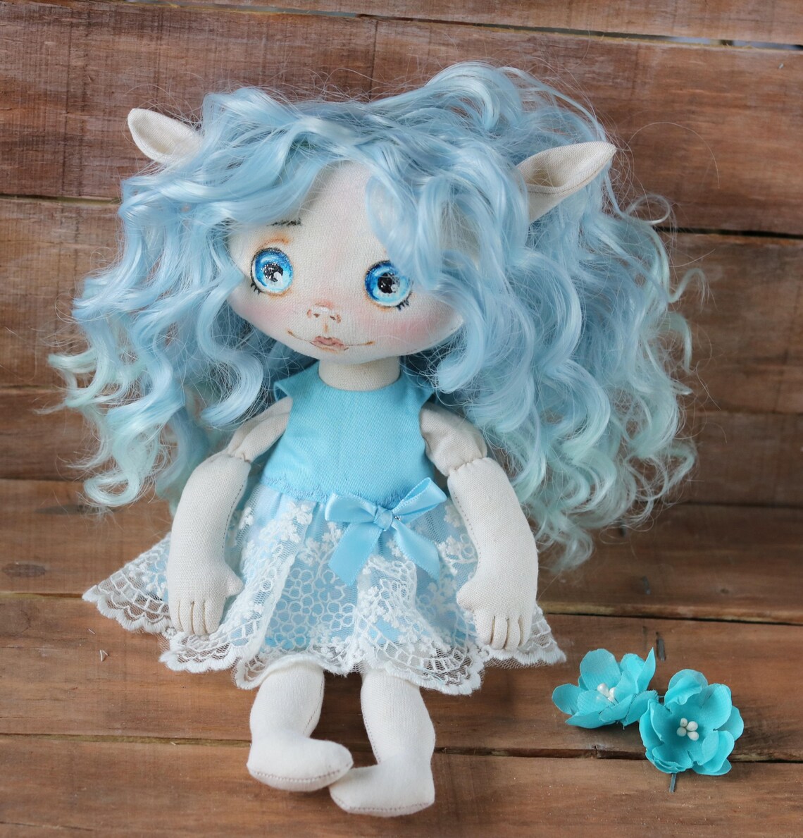 PDF tutorial Doll Elf body and dress. Pattern doll dress.PDF | Etsy