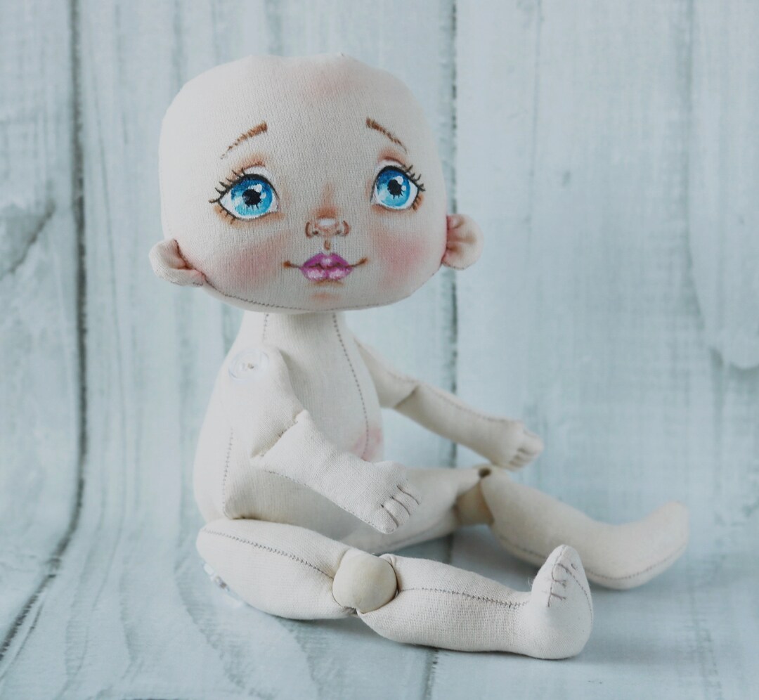 Start Doll and Face. Cloth Blank Dolls Handmade - Etsy