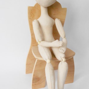 Doll Body 33cm/13in Blank Doll Body Doll Making Cloth Doll Body ...